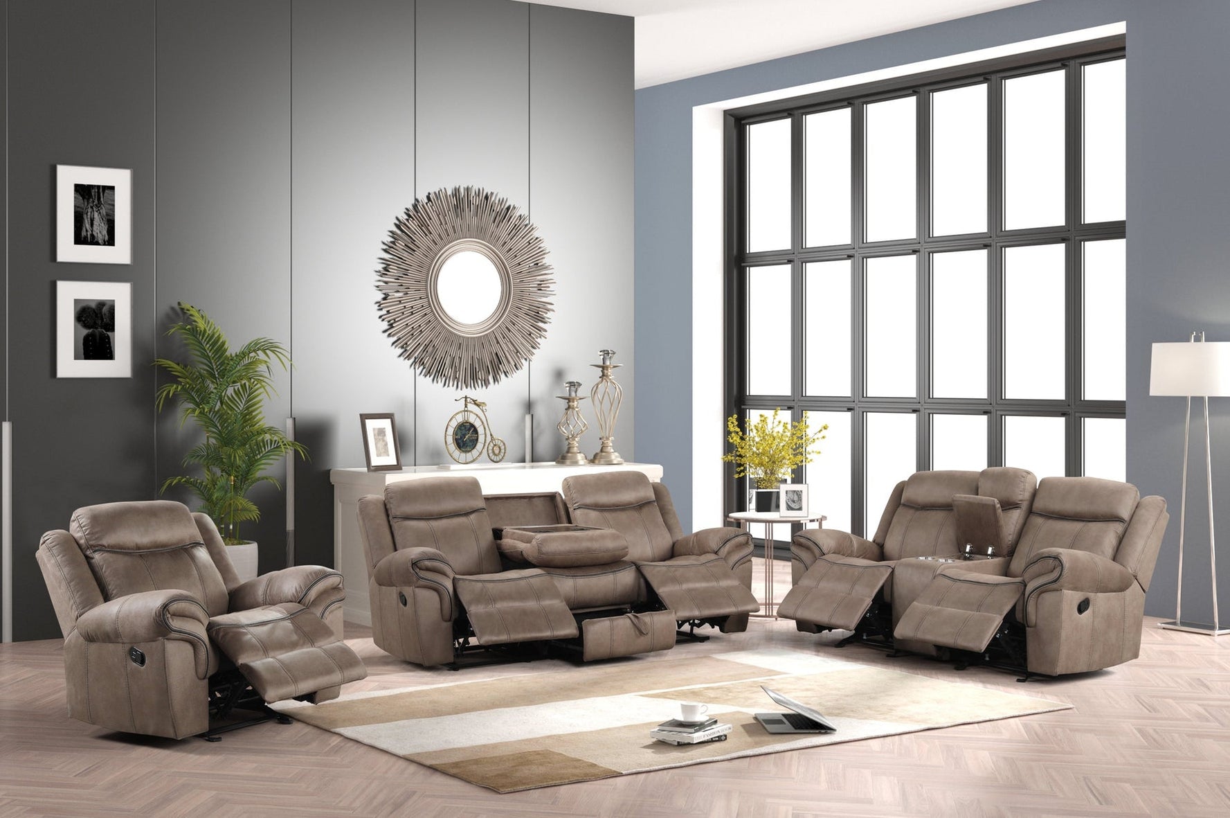 Set de Sala Reclinable — Foly